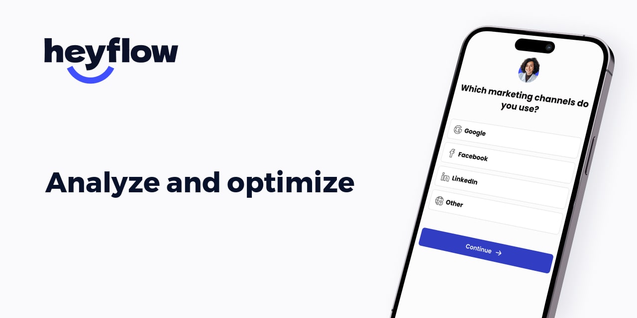 Analyze and optimize | Heyflow